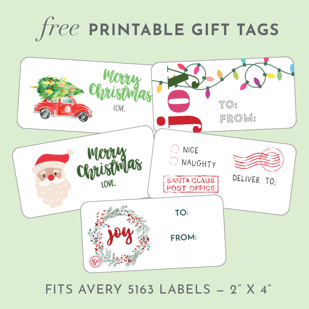 FREE Gift Tags - Our Gift To You! – Initial Outfitters