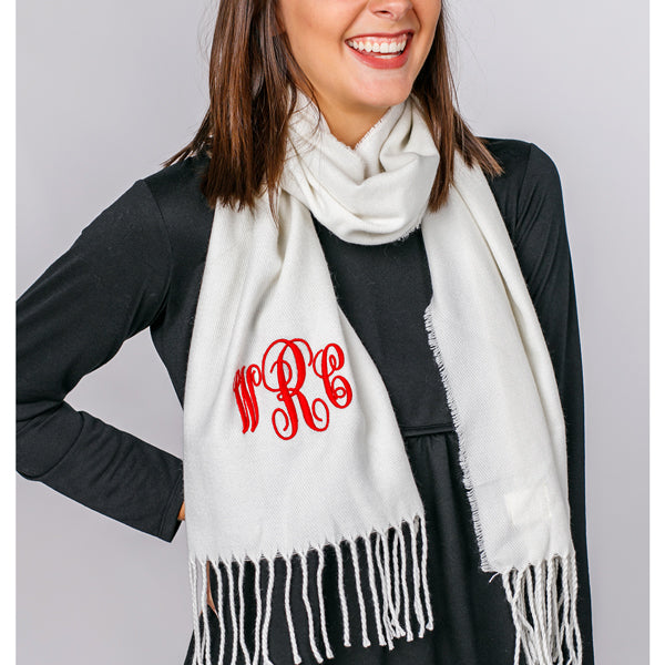Soft as Cashmere Scarf - Ivory – Initial Outfitters